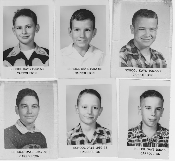 Carrollton 1962: David Shaffer, Jack Kirby, Chris Bilderback ; Below ...