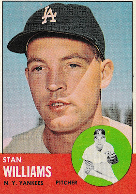 1963 Topps Baseball: Stan Williams (#42)