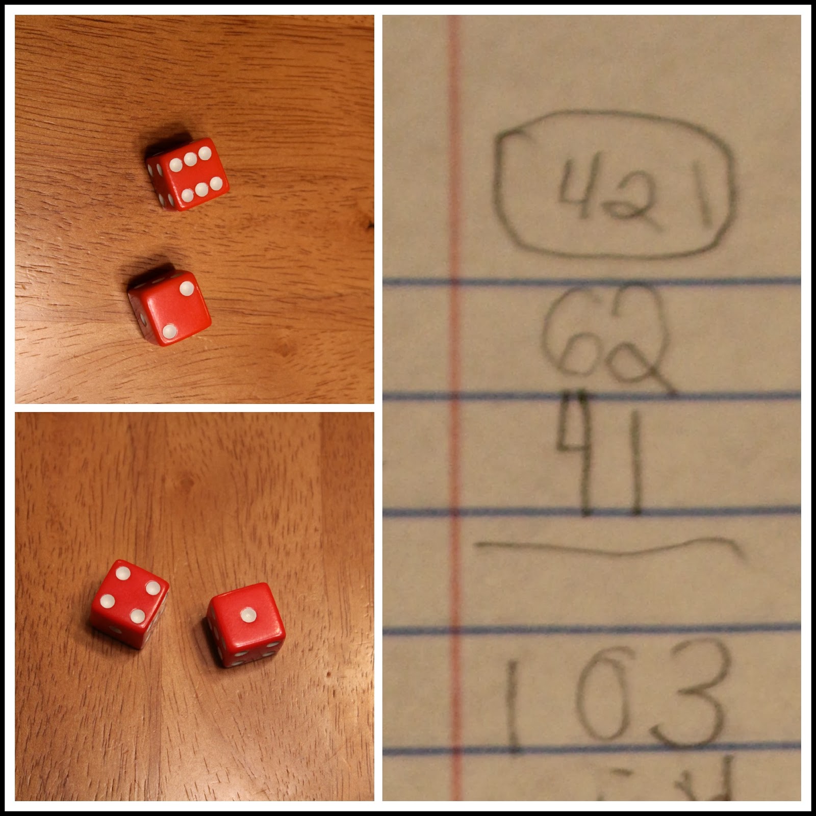 Through the Calm and Through the Storm: Dice Racing {Addition ...