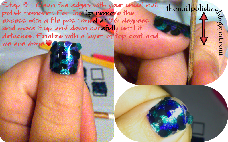 The Nail Polisher: Tutorial - How to apply Nail Sticker of nail polish