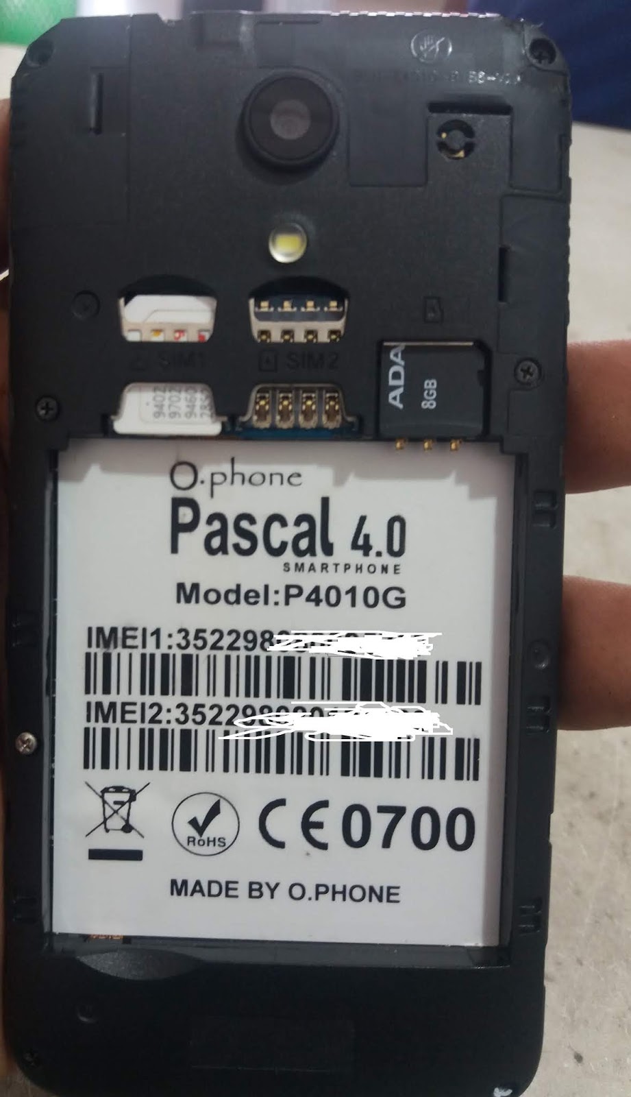O.PHONE PASCAL 4.0 flash file P4010G/PASCALP4010G/OPHONE PASCAL ...