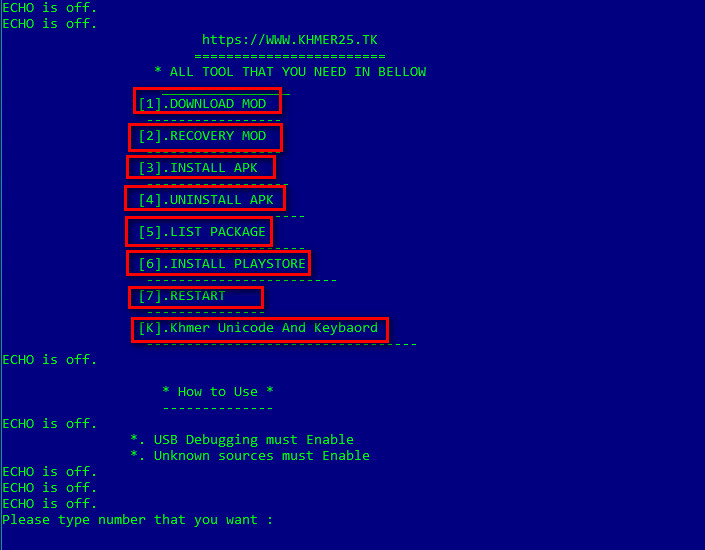 DROID TOOLS FOR WINDOWS សម្រាប់ ទូរស័ព្ទ ដែលគាំង BUTTON ឬ យើងមិបដឹងពឺ ...