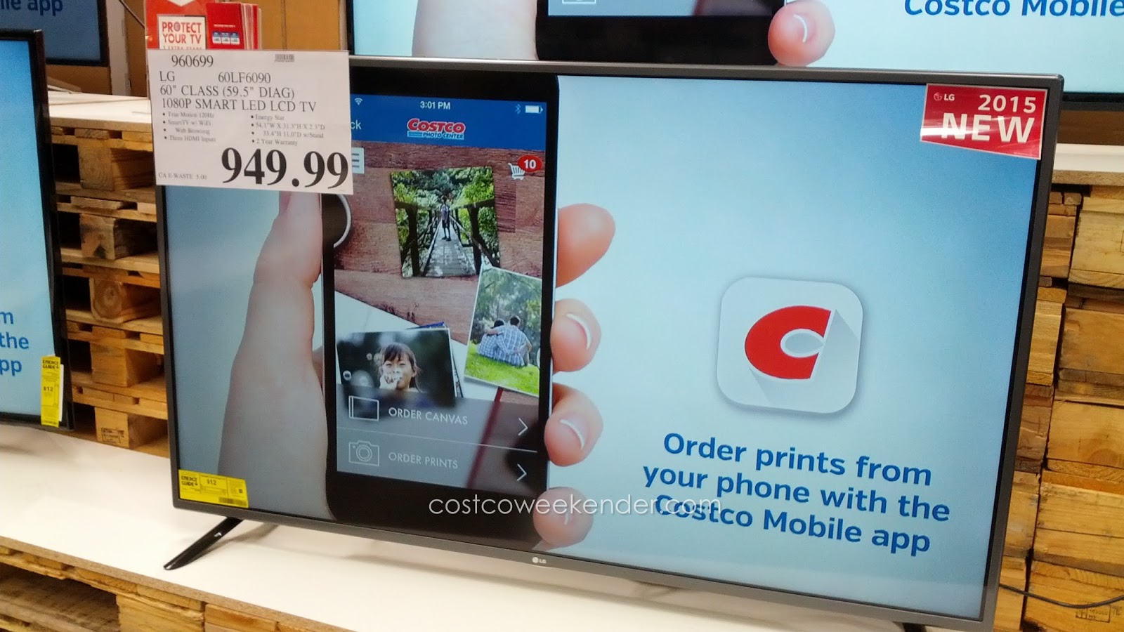 LG 60LF6090 60" LED LCD HDTV | Costco Weekender