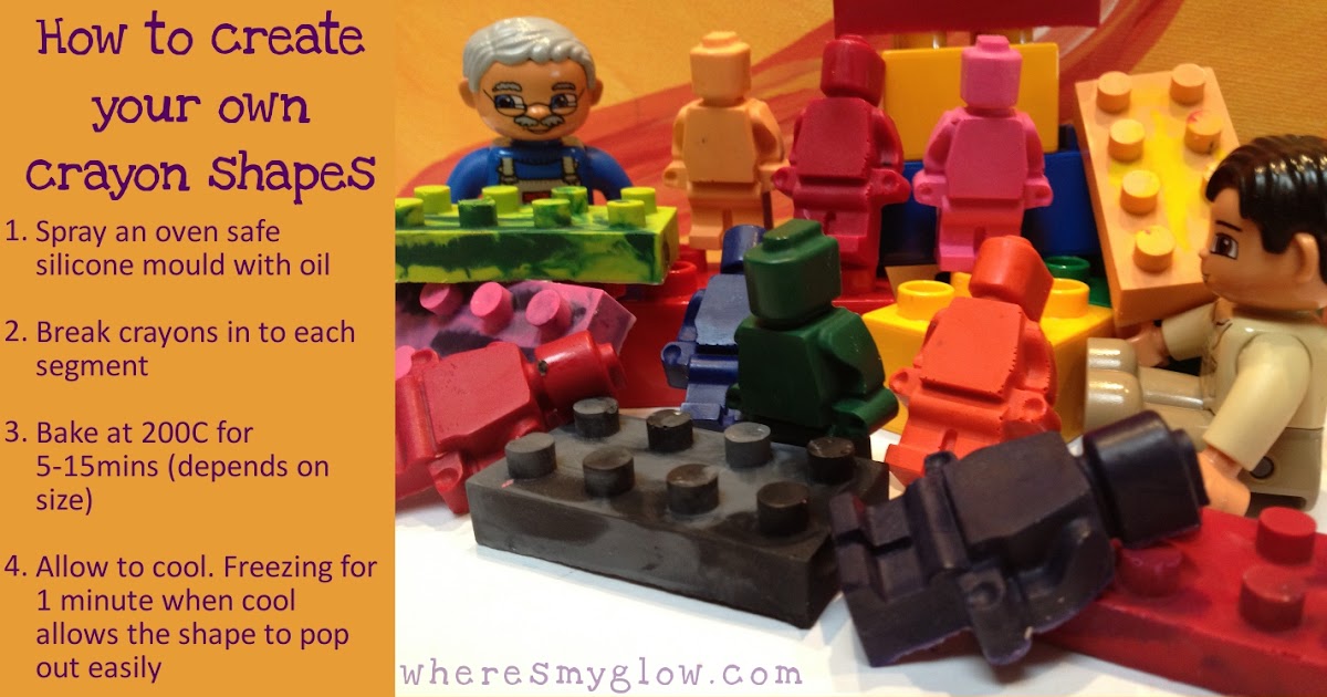 Where's My Glow? : How to make your own crayon shapes