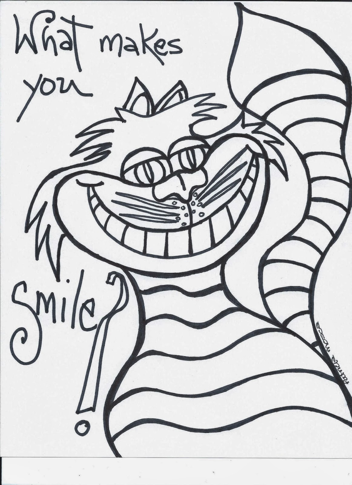 The Creative Playground: SMILE...coloring book page