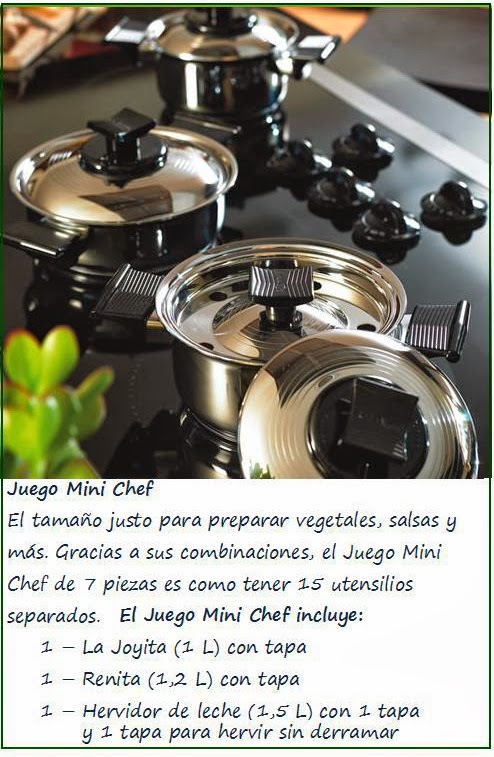 Asesora de Ventas María Betania Cardona (RenaWare): Juego Mini Chef
