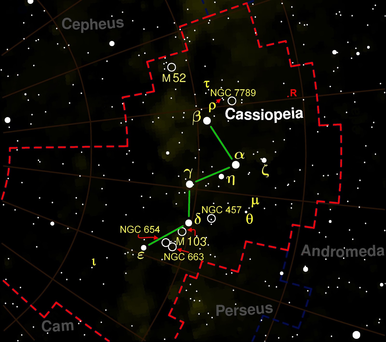 Astronomia: Cassiopeia ( Cassiopeia )