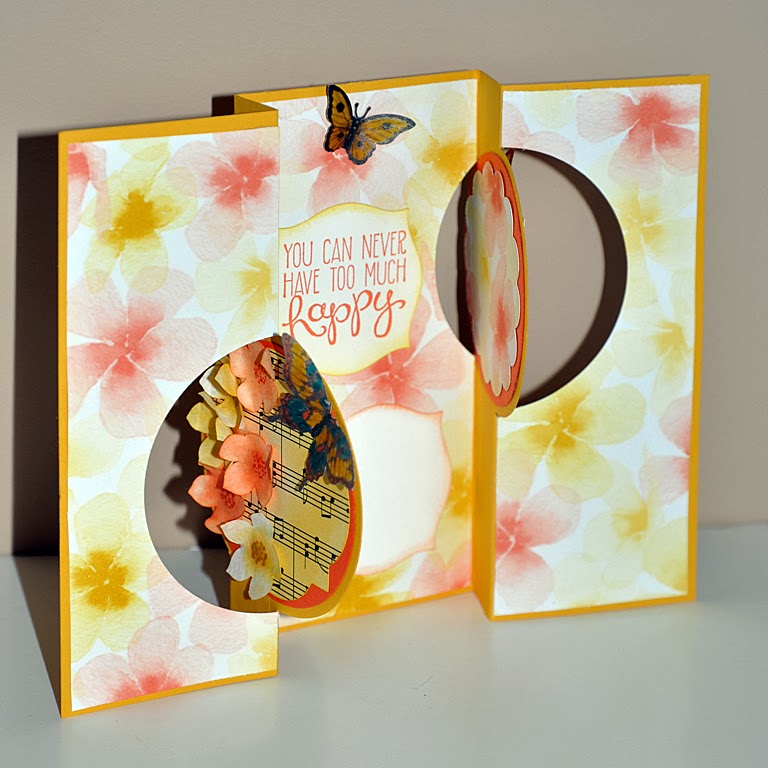 Stampin Along With Heidi: Fun with the Circle Card Thinlit---Creating ...