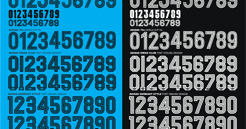 Football teams shirt and kits fan: I'f I'm Missing Font ? Adidas 1970's ...