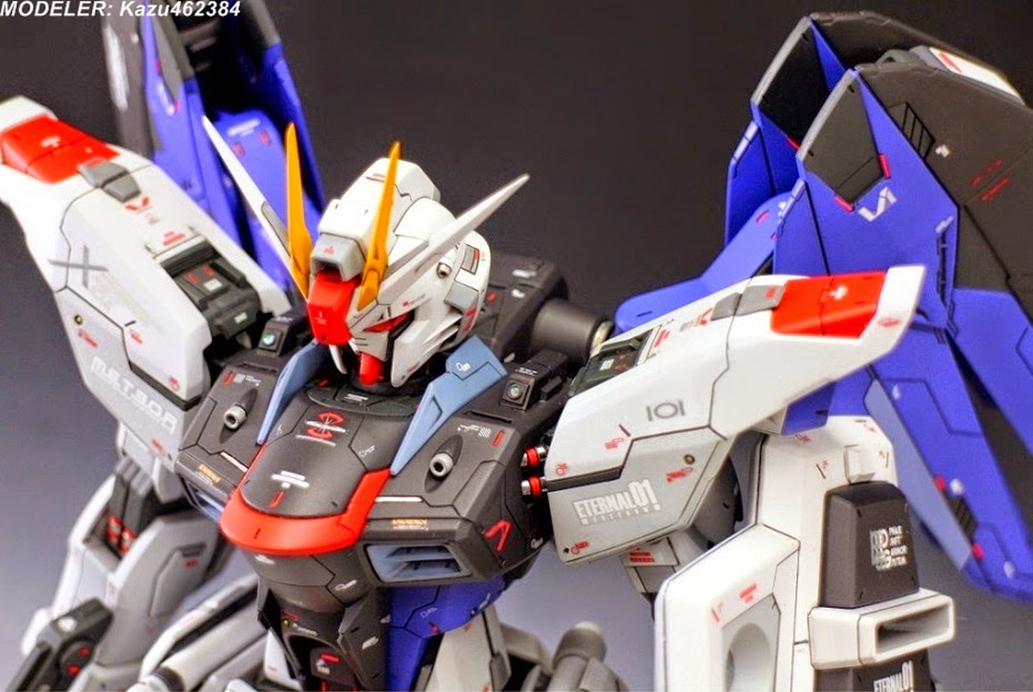 Custom Build: 1/60 ZGMF-X10A Freedom Gundam "Perfect Grade details"