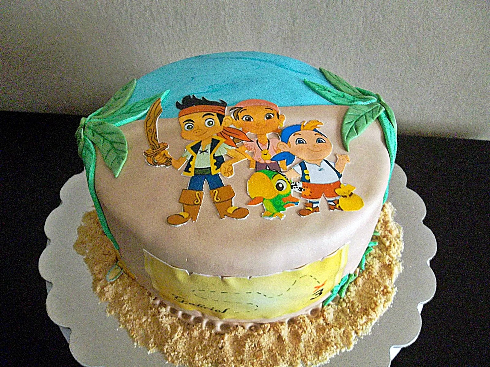 CREMA Y CHOCOLATE: TARTA JAKE Y LOS PIRATAS