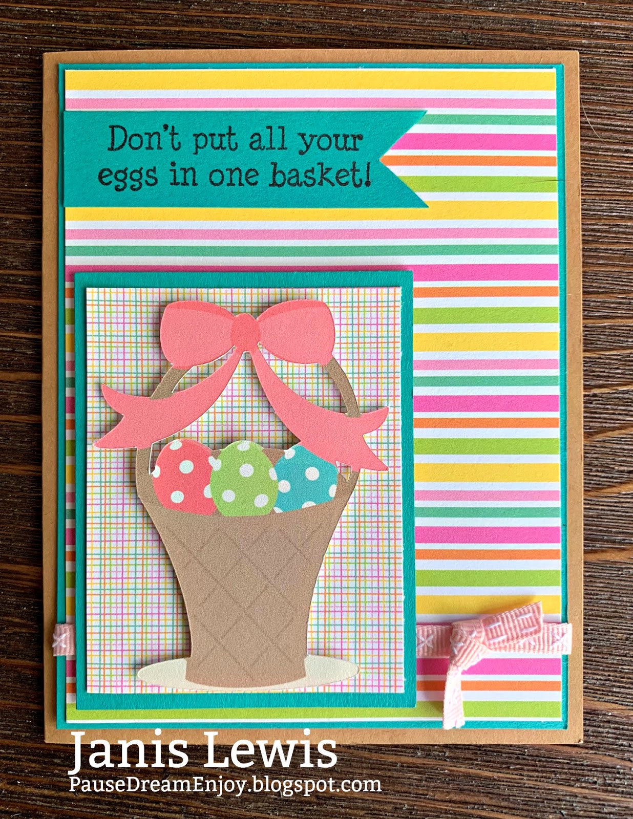 Pause Dream Enjoy: Don't Put All Your Eggs In One Basket