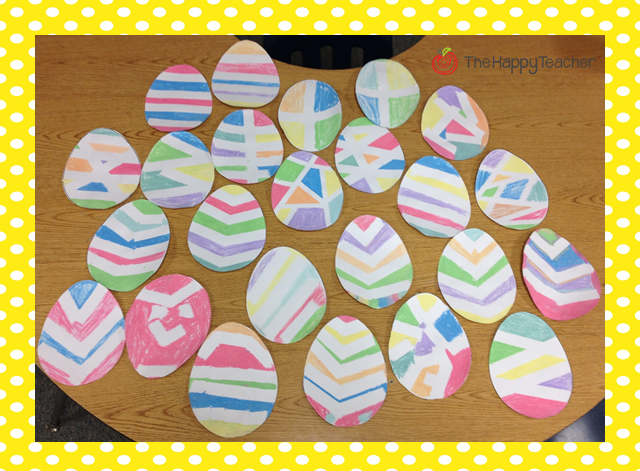 Easter Egg Art Project | TheHappyTeacher