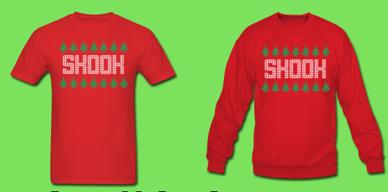 New Ugly Skook Christmas Tees and Sweatshirts Available