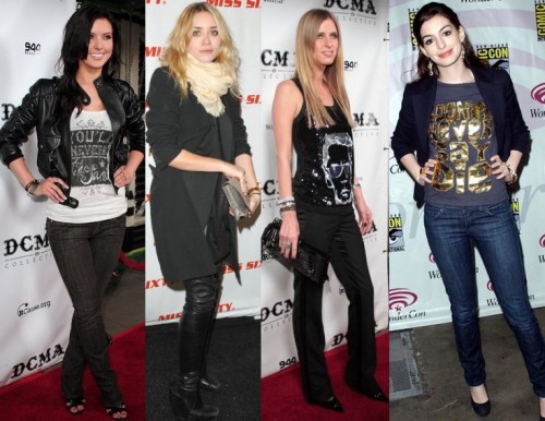 Khumar's fashion blog: Celebrities-rock style
