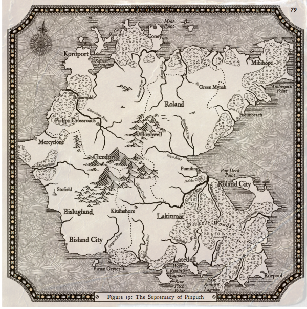Here Dragons Abound: Monochrome Map Competition