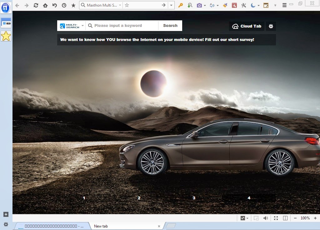 Chrome Tabs under Status bar | Skin Center - Maxthon Cloud Browser 4