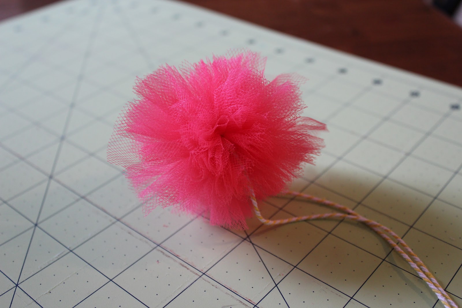 Trey and Lucy: Tulle Pom Poms