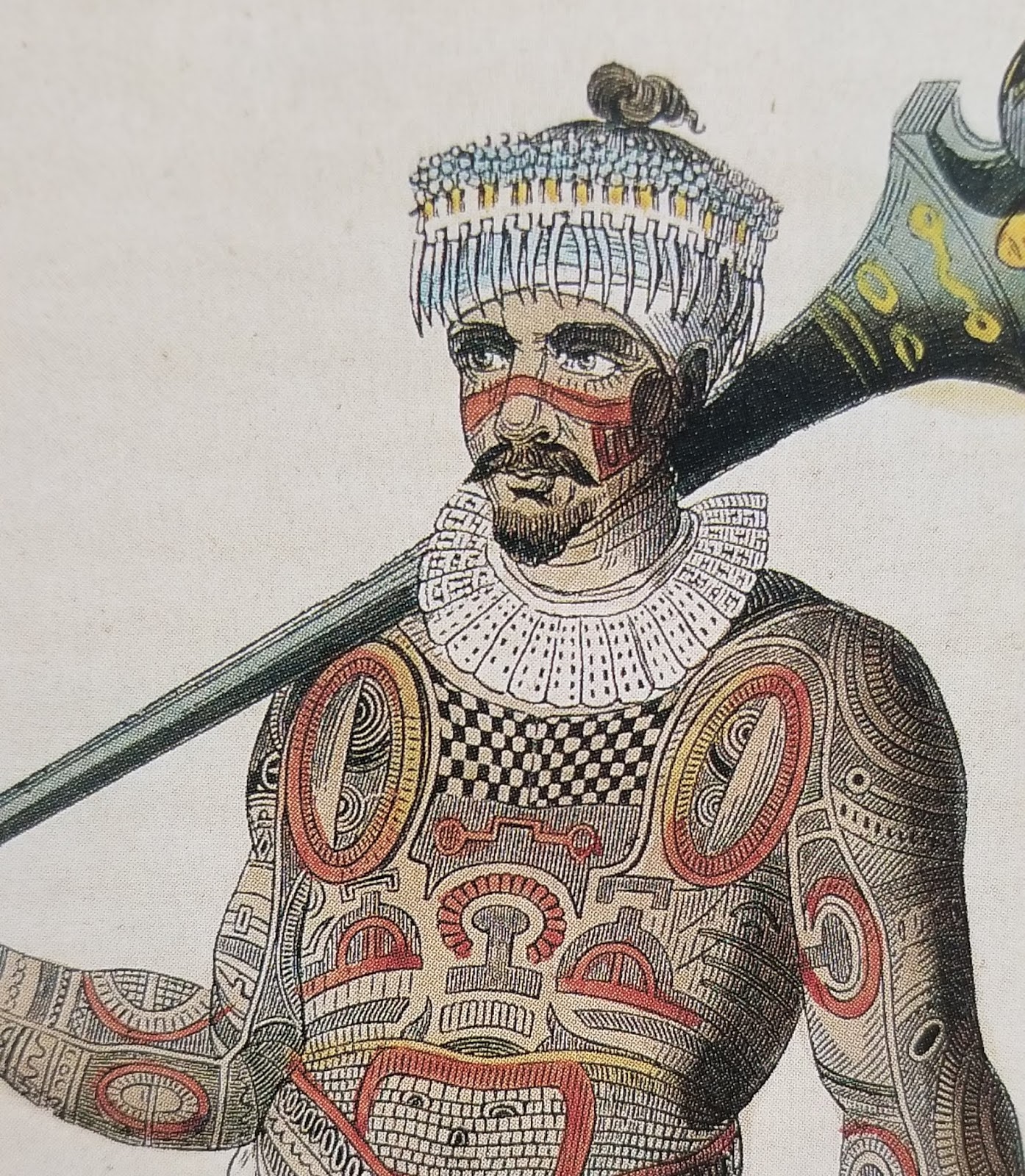 Blackburn Art History: Tattooed Marquesan warrior