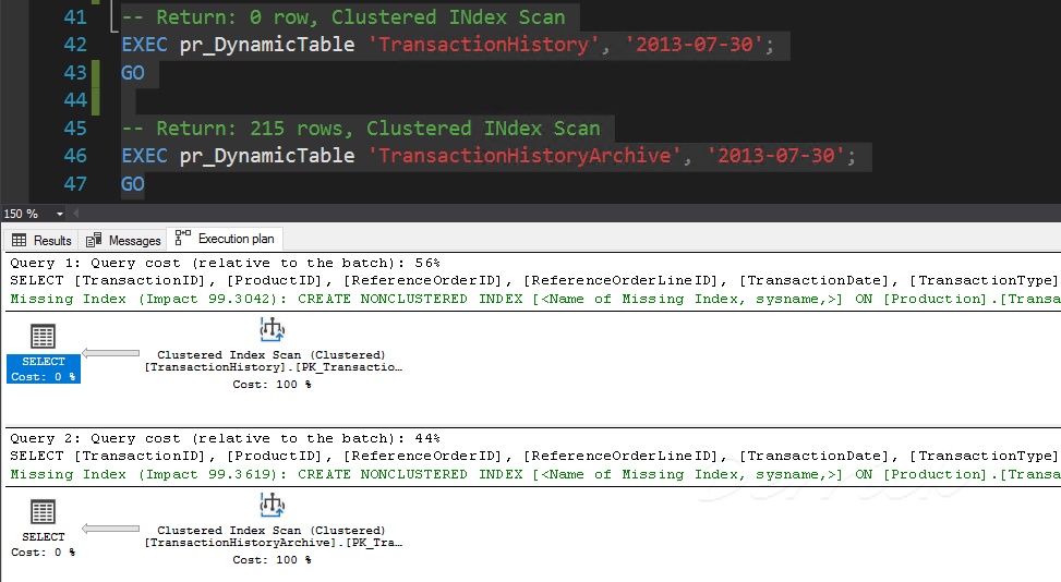 德瑞克:sql Server 學習筆記 Dynamic Sql Pass Dynamic Table Name Variable 動態傳遞 資料表名稱 變數