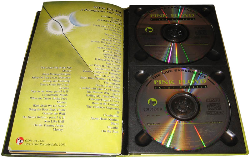 BOX SET COLLECTIONS: Pink Floyd : Total Eclipse Box Set ( 4CDs )