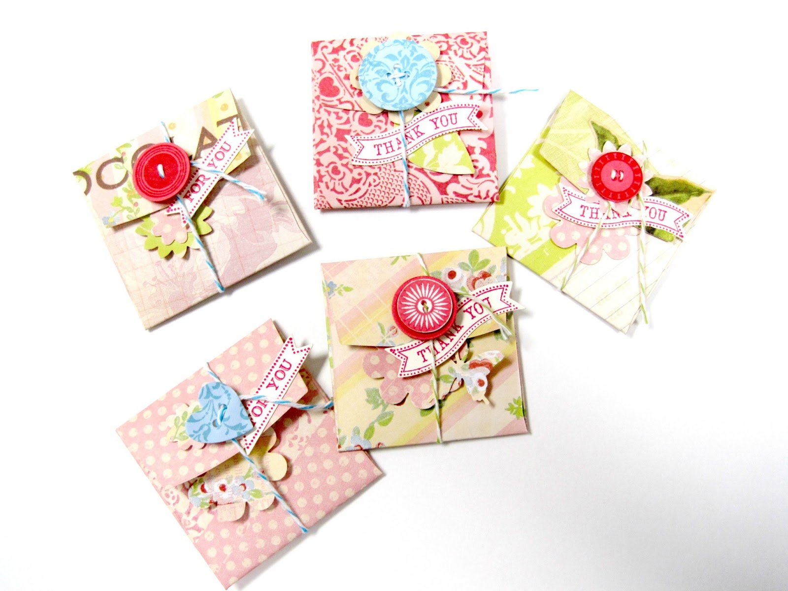 Sunday View: Paper Buttons and Mini Cards