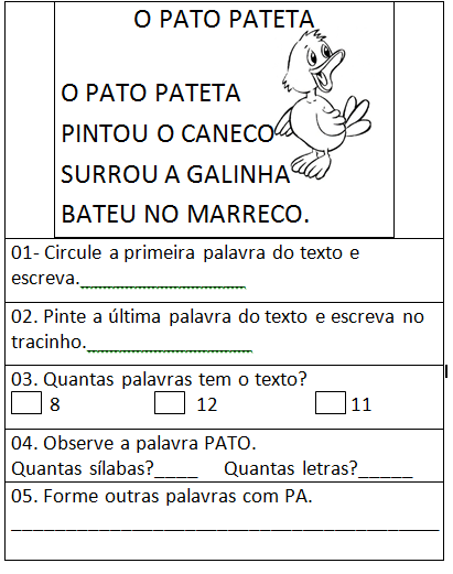 ENSINANDO E APRENDENDO COM A PROFª ANA ALICE: ATIVIDADES COM A MÚSICA ...