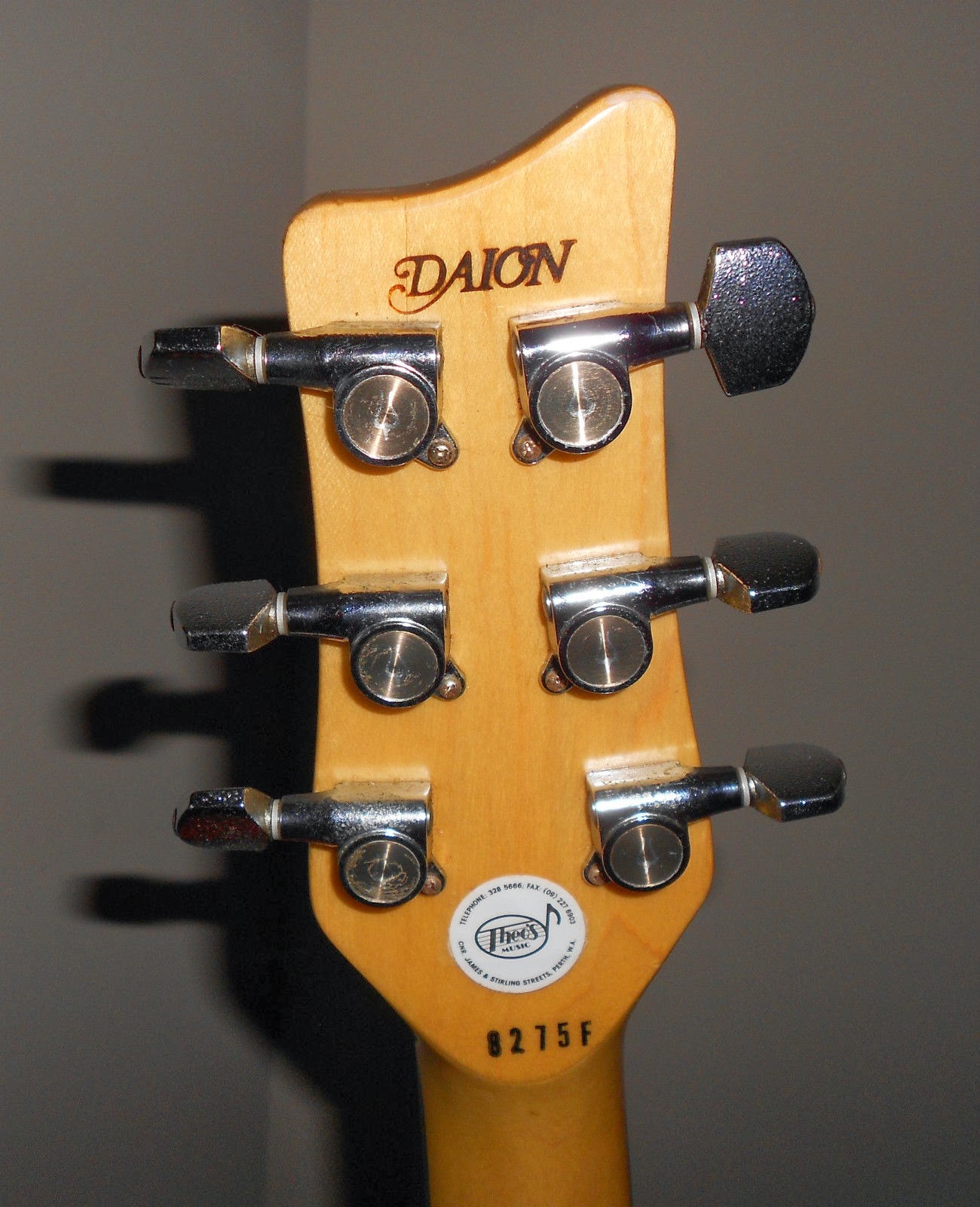 Daion Guitars Down Under: February 2014