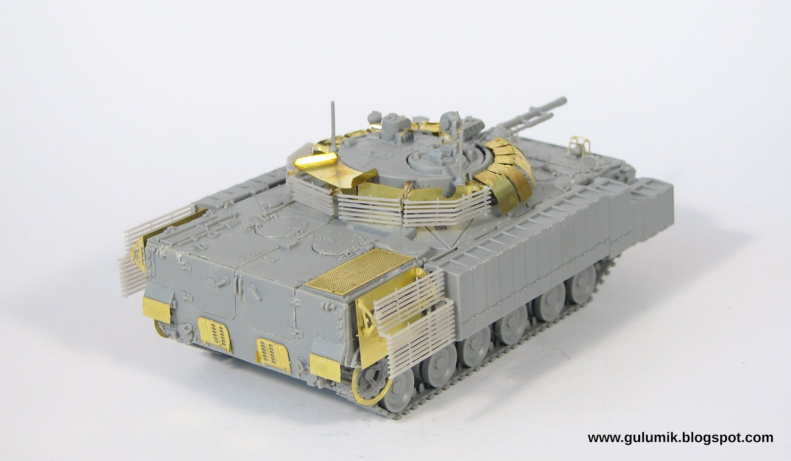 Gulumik Military Models: BMP-3 early version with new conversion set slat armour 1/72 - 3d print ...