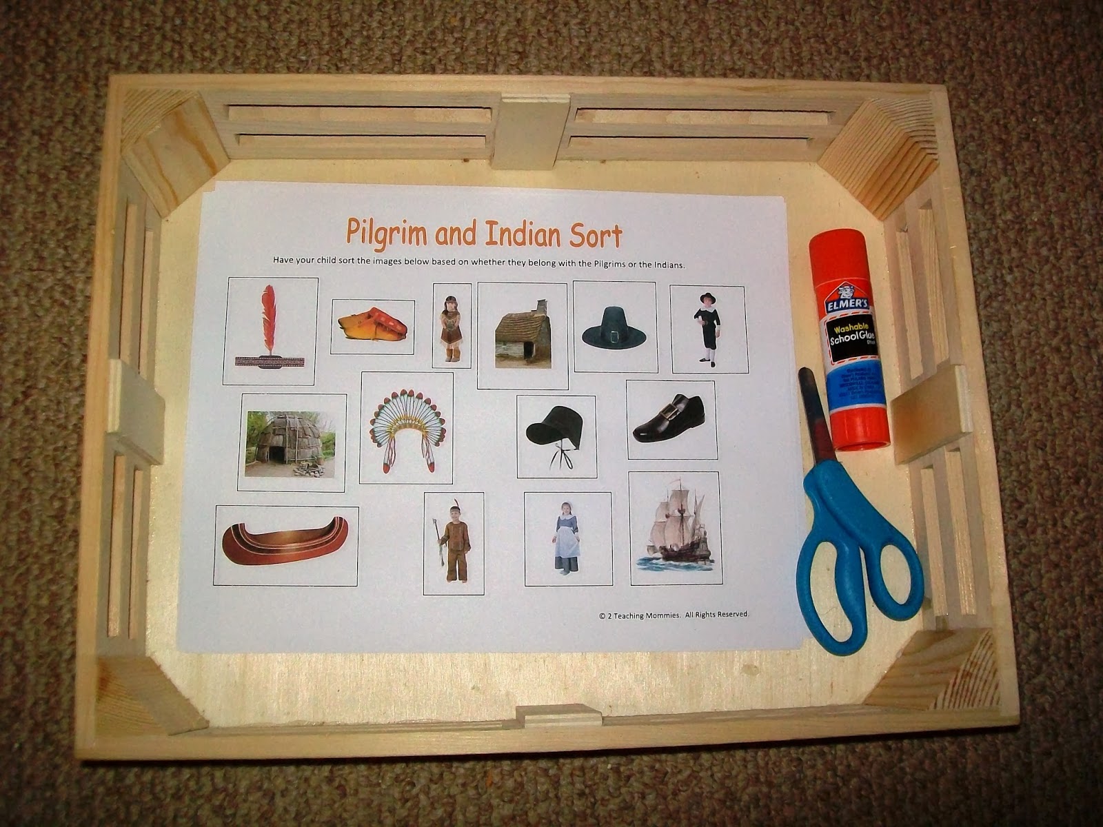 Thanksgiving Unit: Pilgrims with Free Printables - Every Star Is Different