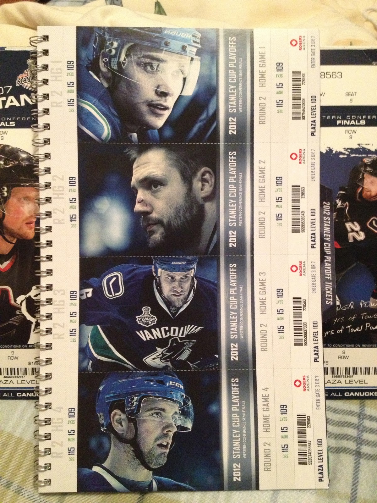 COLLECTING FOR KICKS: CANUCKS STUFF - Season Tickets