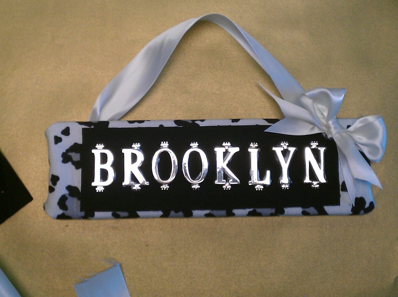 Cary Creative Center: DIY Name Plate