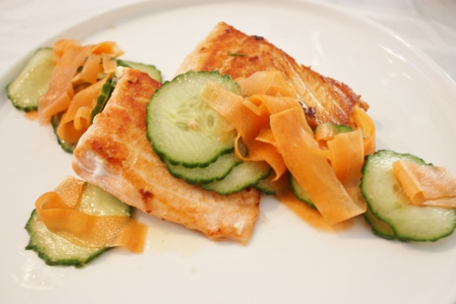 Lizasmatverden-Livet med tre store og en liten: Enkel laksemiddag