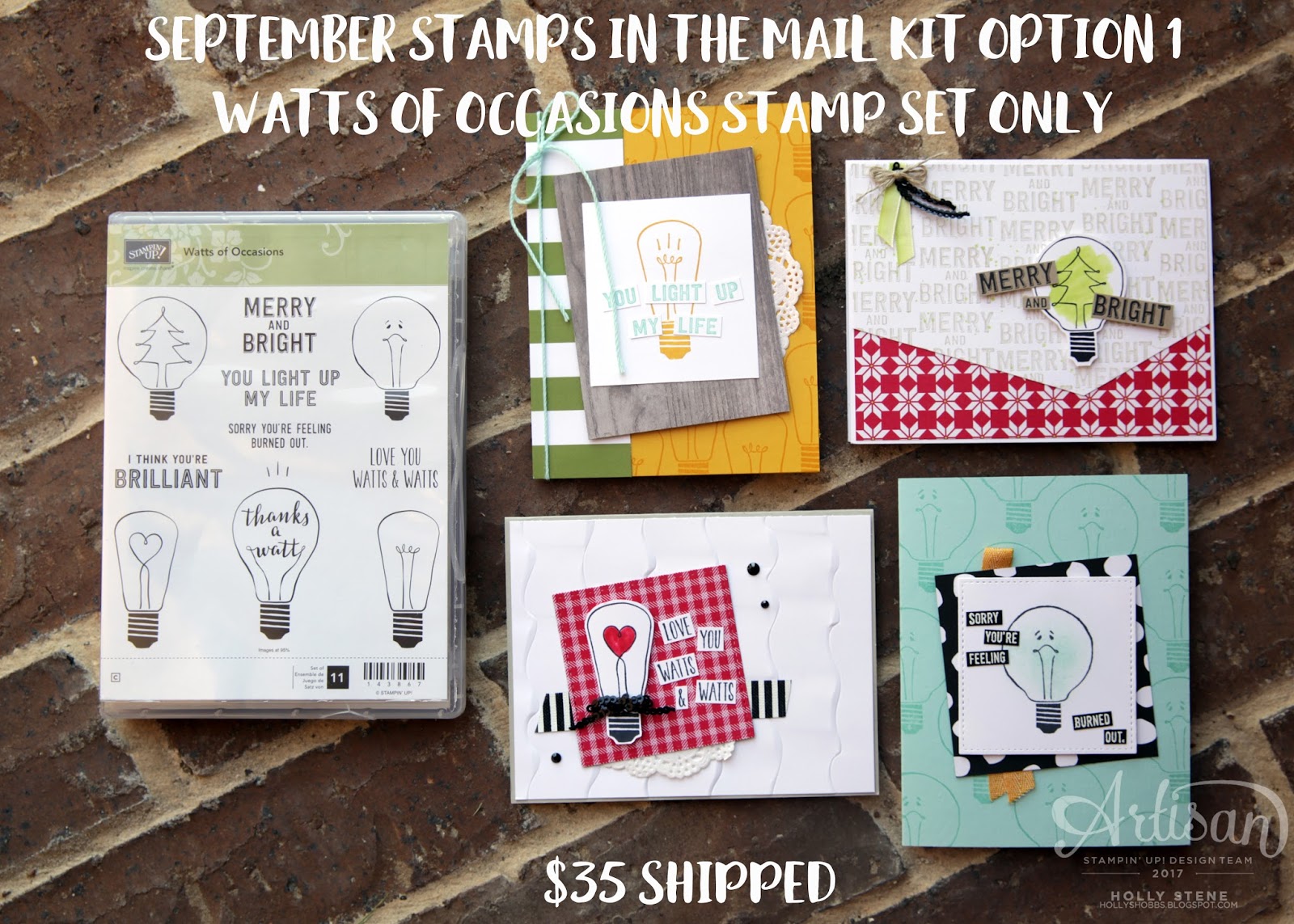 Paper Joy: September Stamps in the Mail Kit - Watts of Occasions