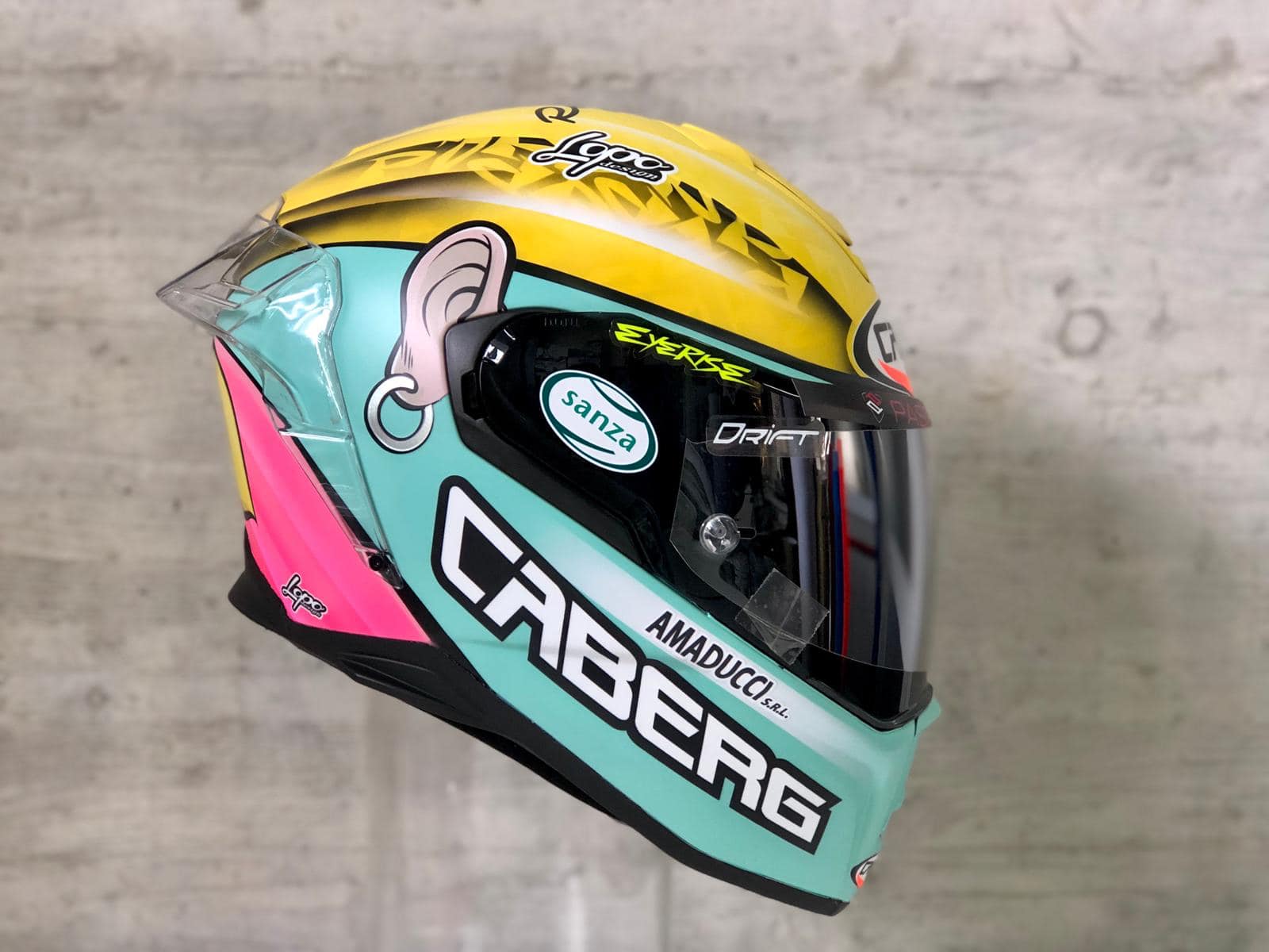 Racing Helmets Garage: Caberg Drift Evo M.Roccoli "Marco Pantani ...