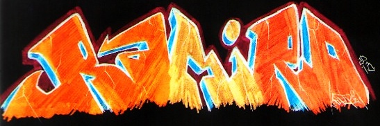 Chelpi BlackBook: Boceto de graffiti - Mariano + Ramiro