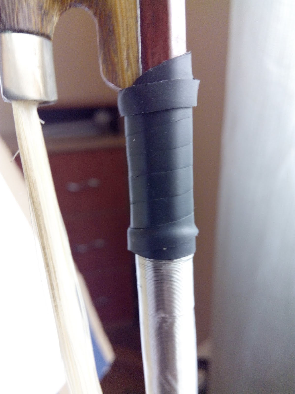 DIY FUNWORKS: Cello Bow Rubber Grip