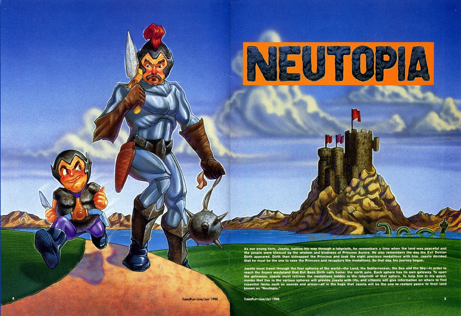 8-Bit City: Neutopia Strategy Guide Scans