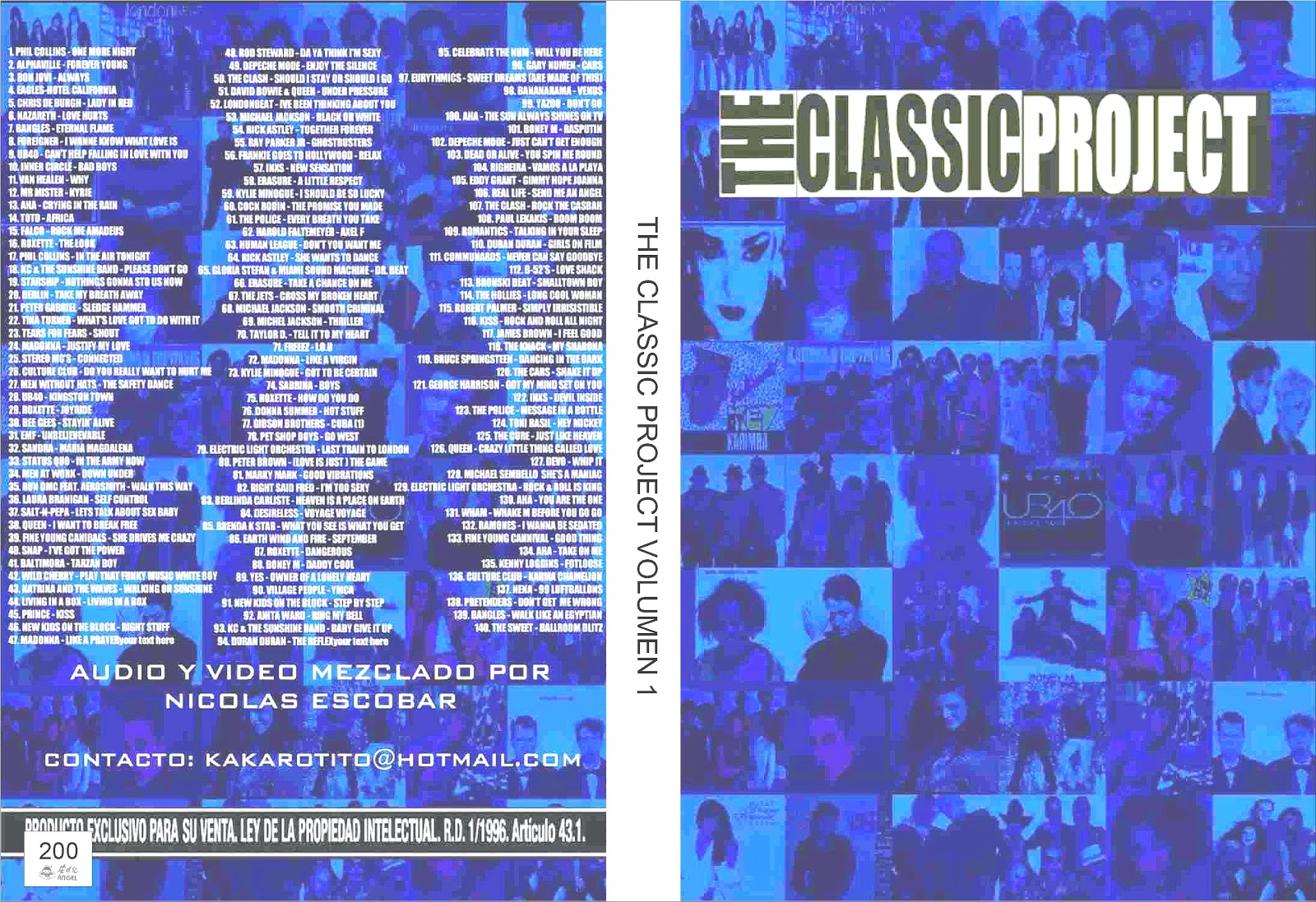 DVD MUSICALES : THE CLASSIC PROJECT - VOLUMEN 1 - 200