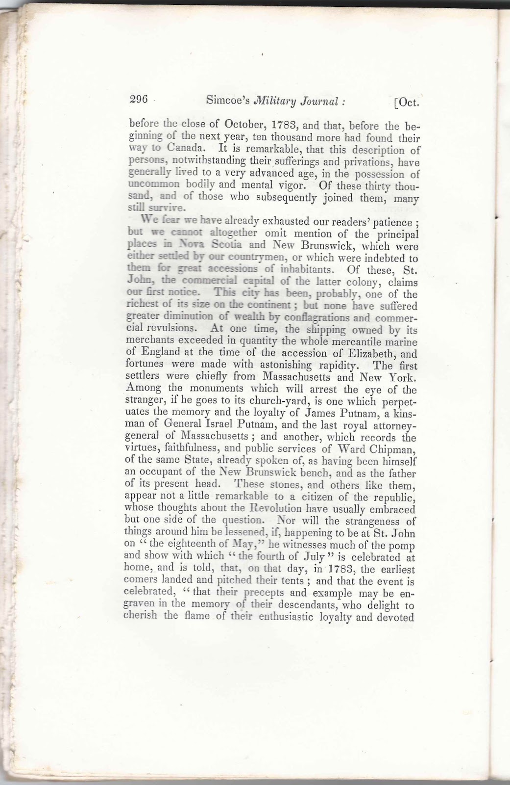 Heirlooms Reunited: 1844 Article about Loyalists in the journal "North ...