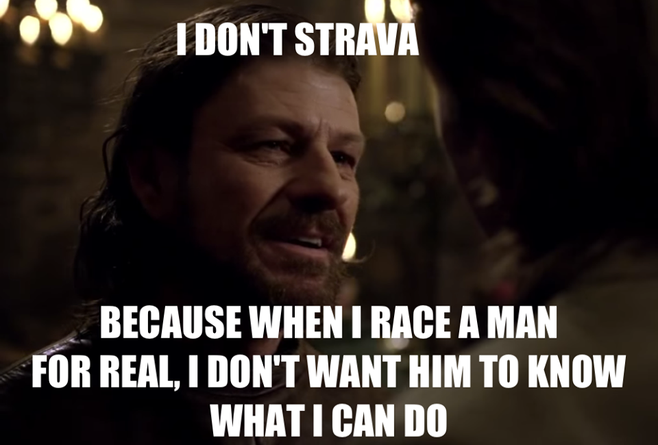 I call it Strava-bagging... like sandbagging.... only on Strava