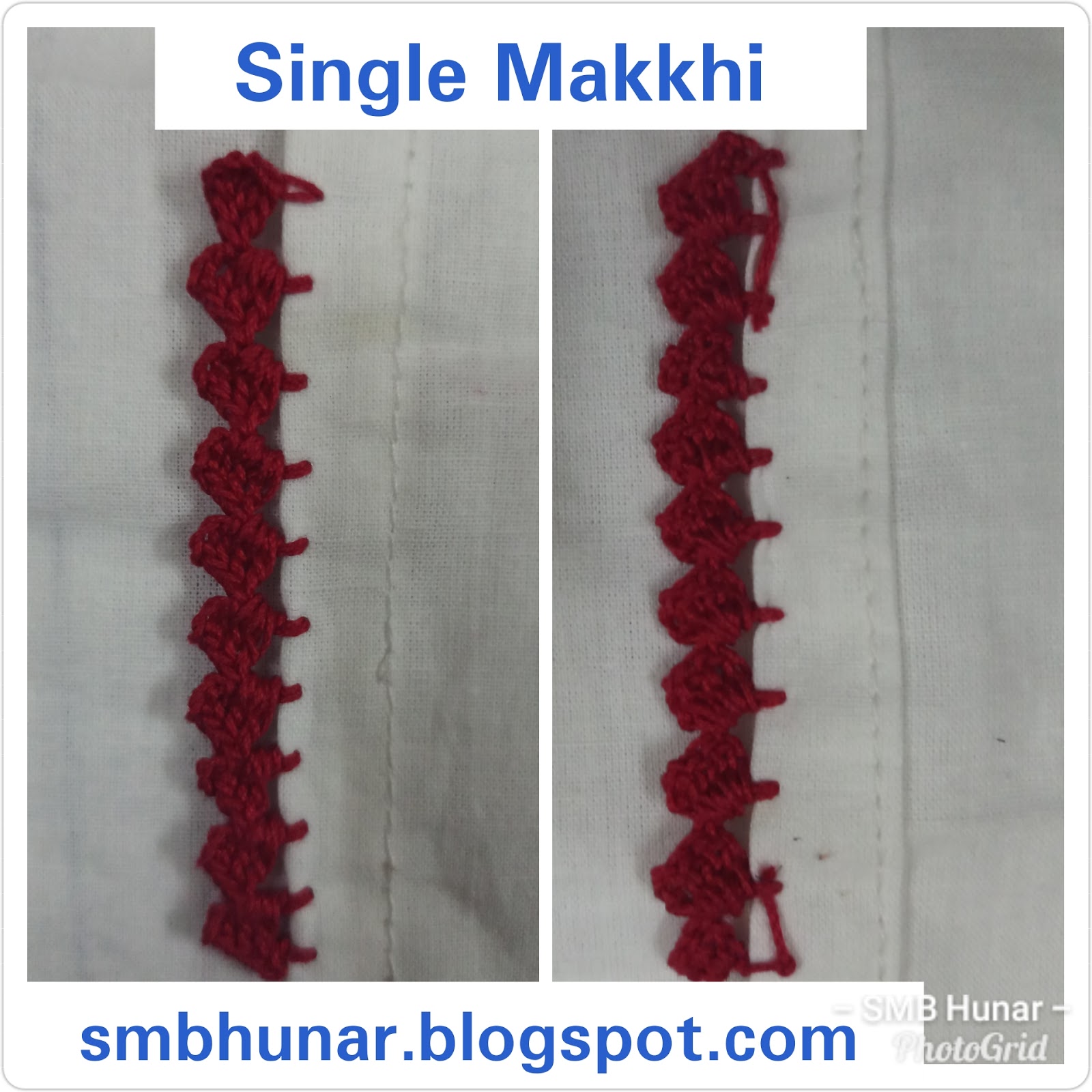 SMB HUNAR: Single Makkhi On Kurta-Saya r