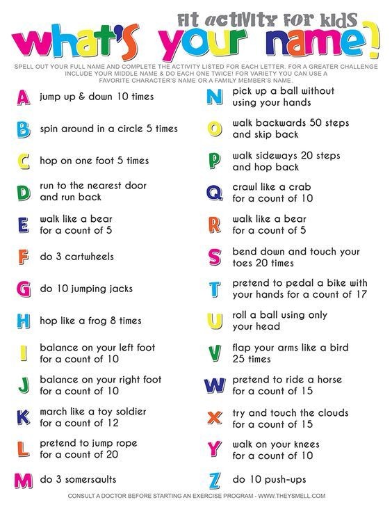 Name Activities Name Activities