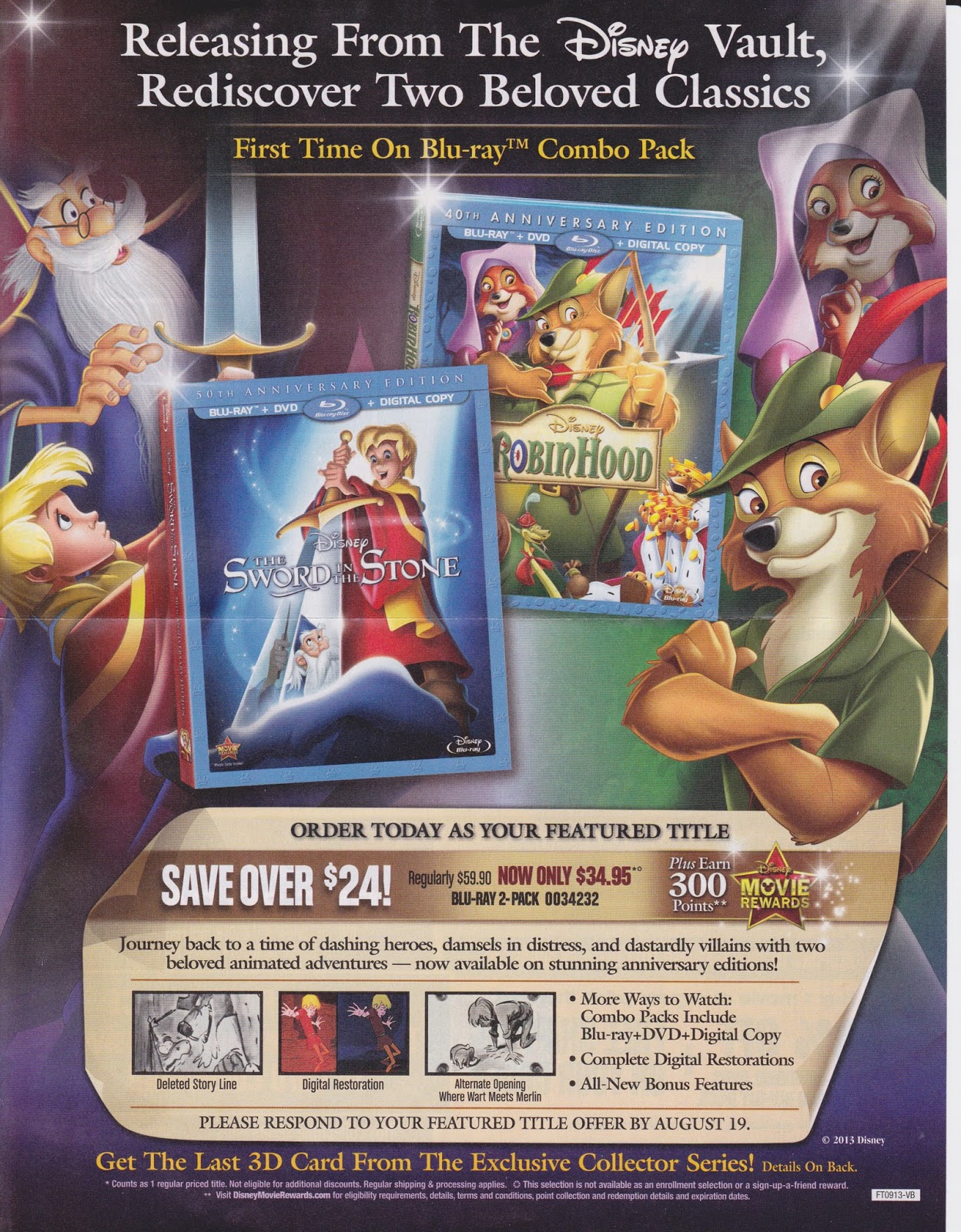 Disney Robin Hood Dvd Cover
