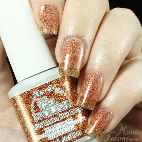 Manic Talons Nail Design: IBD Just Gel Floral Metric Collection