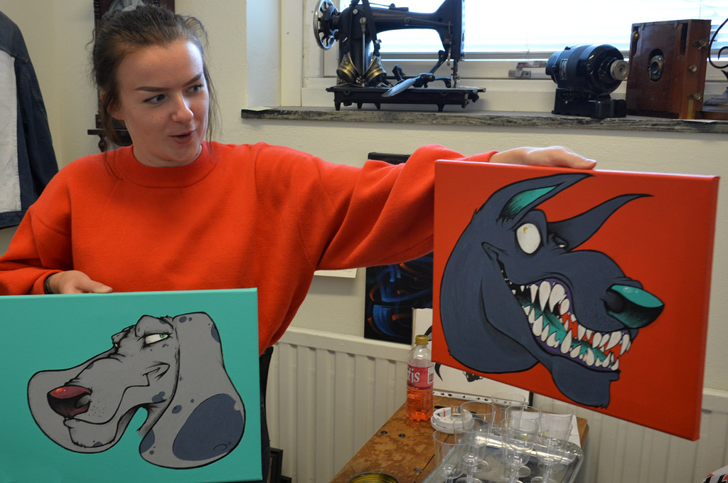 Vernissage hos @appear37 på Fjällgatan 1B i Borås