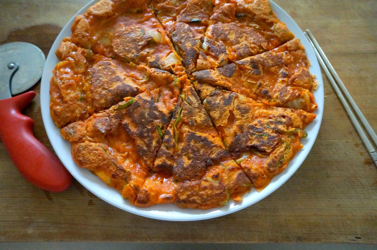 Korean-Style Kimchi Pancake | Kimchi Jun (김치전)