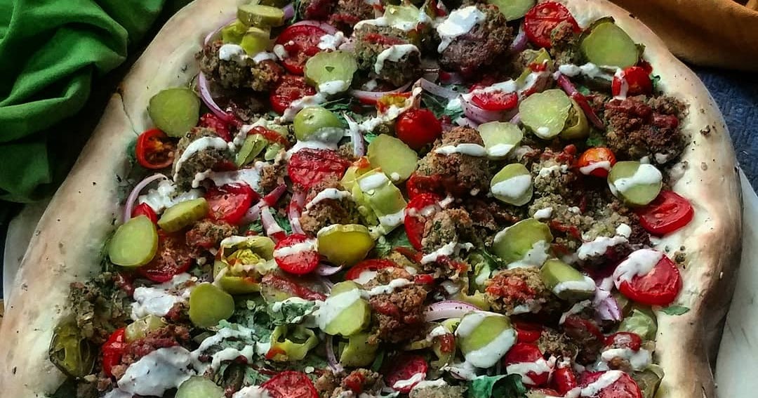 Albie Rock: FALAFEL PIZZA FTW!