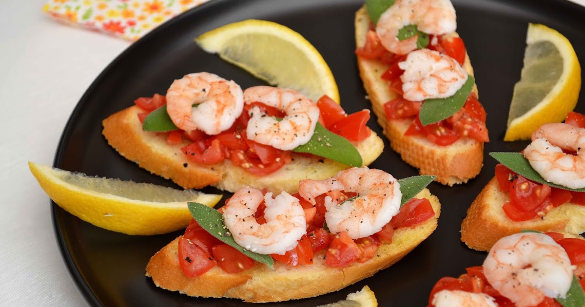 Ma cuisine au fil de mes idées...: Tapas aux crevettes, tomates cerise ...