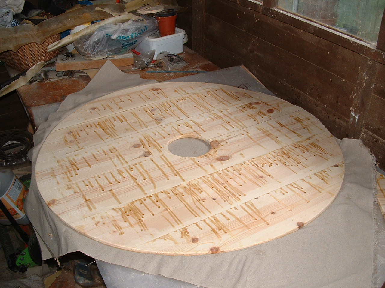 Thegns of Mercia: The Construction of a Viking Shield; Part 3